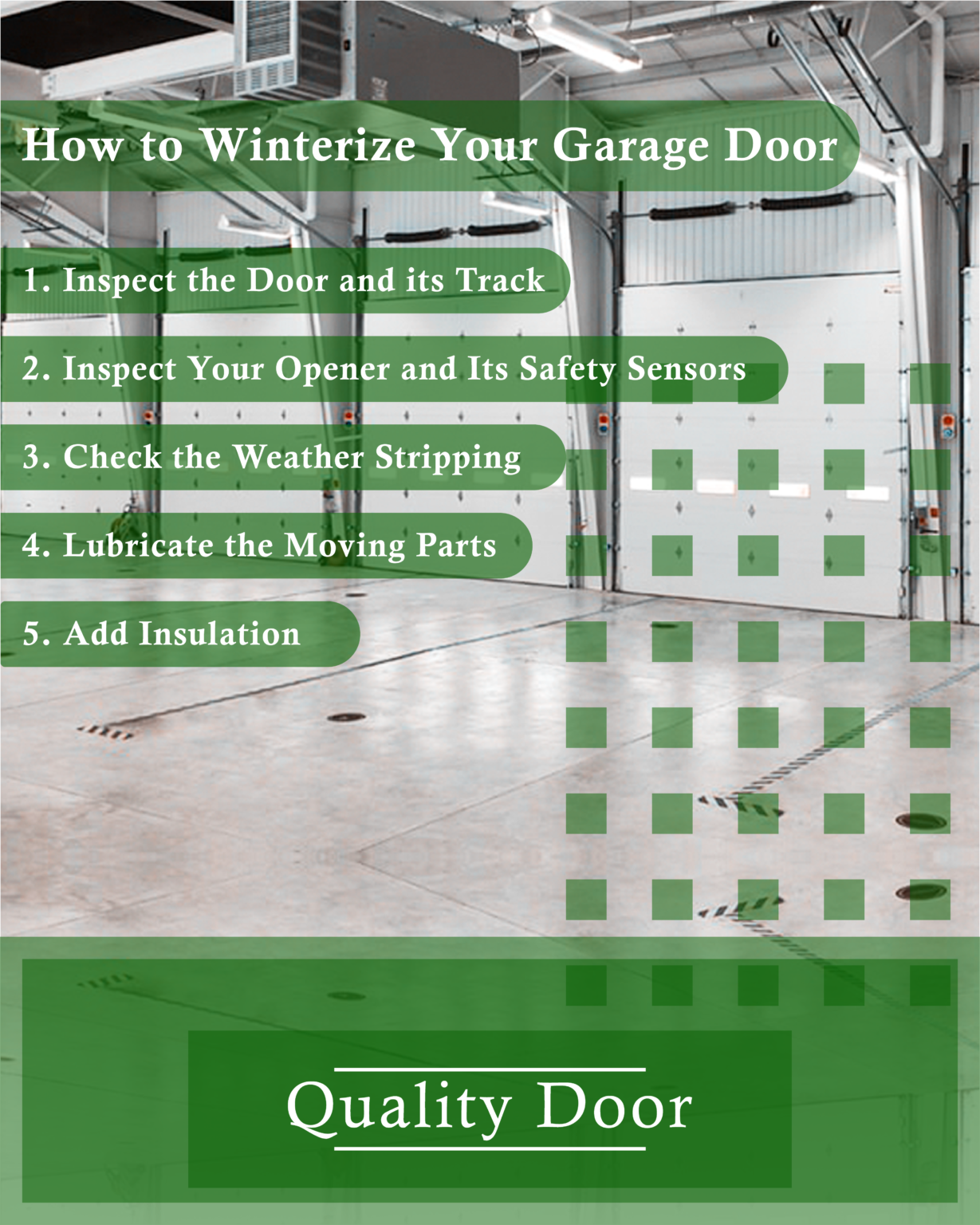 5 Tips to Winterize Your Garage Door | Quality Door Co.